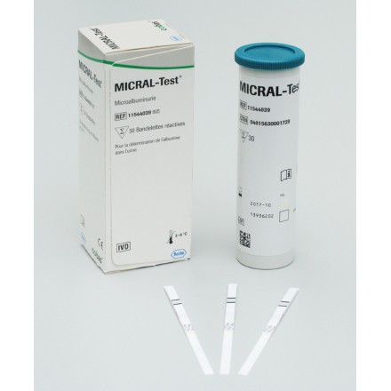 Micral-Test II visuelle Harnteststraße Albumin von Roche Diabetes Care ...
